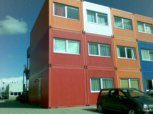 Galvanized Steel Folding Container House Beautiful 15mm Plywood Floor