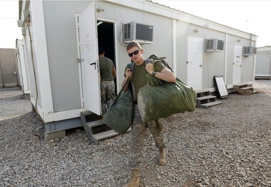 Free Designed Mobile Folding Container House , Modified Army Housing