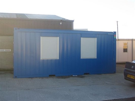 40ft Prefab Portable Folding Container House , Fork Lifting Container