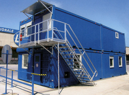 Customized Mobile Modular Homes Durable Foldable Galvanized Steel Frame Q235