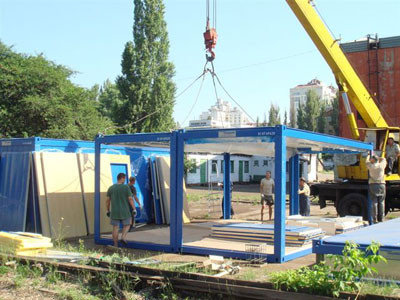Customized Mobile Modular Homes Durable Foldable Galvanized Steel Frame Q235