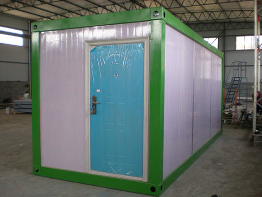 Accommodation Foldable Mobile Modular Homes Light Steel With 15mm Plywood