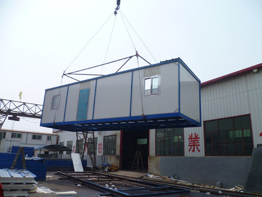 Accommodation Foldable Mobile Modular Homes Light Steel With 15mm Plywood
