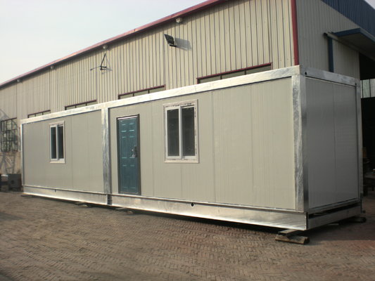 Color Steel Modular Mobile Homes Comfortable Rustproof Folding Flatpack Frame