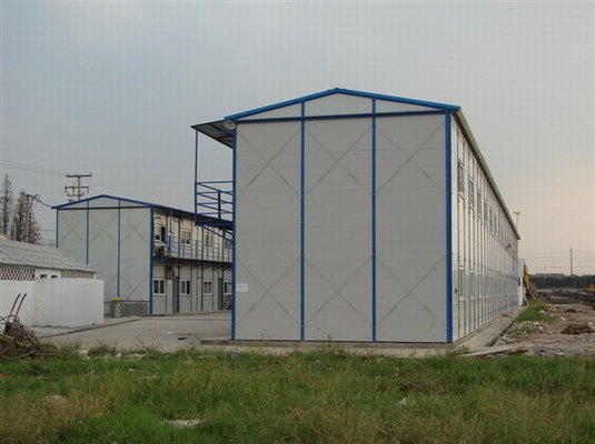 Two-Storey Prefabricated Accommodation Lightweight Removable PVC Sliding Window