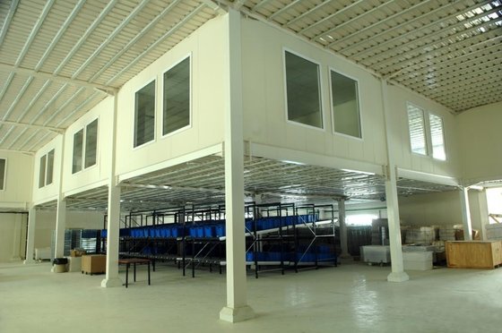 Lightweight Prefab Steel Buildings EPS Sandwich Panels For Labor Worker House