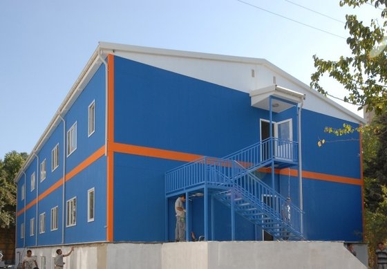 Flexible Prefabricated Accommodation , SGS Certificated Prefabricated House Dormitory