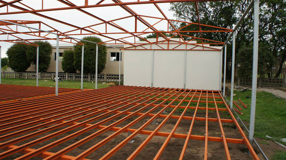 Flexible Layout Prefab Steel Buildings Light Steel Structure Sandwich Panel