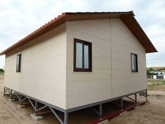 Comfortable Safety Prefabricated House , Steel Movable House
