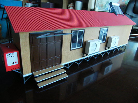 Modern Portable Light Steel Structure Villa Non-shrinking For Hotel