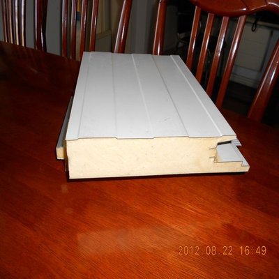 PU Wall Waterproof Structural Insulated Panels , Fire Insulation Galvanized Steel Sheet