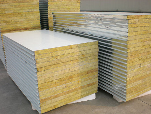 Rock Wool Insulated Steel Prefab House For Steel Structure Panels