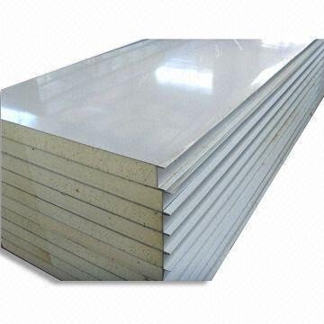Construction structural Insulated roof panels , polyurethane sandwich panel 30 - 120mm