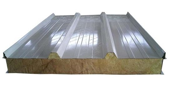 Recyclable Fireproof Rock Wool Sandwich Insulated Panel for wall