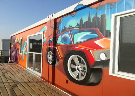 Lightweight And Convenient Prefab Steel Frame Modular Homes For Shop