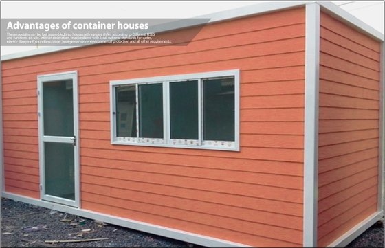 Europe Type Portable Container Modular House for Accommodation or Temporary Office