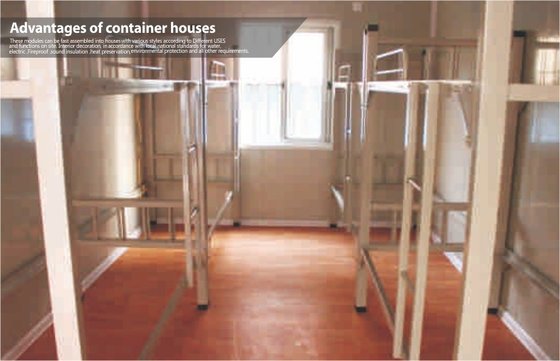 Construction Site Prefabricated Accommodation Modular Homes for Labors