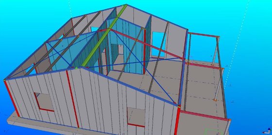 Steel Structure + Sandwich Panel Prefabricated Container House 20'' Easy Assembled