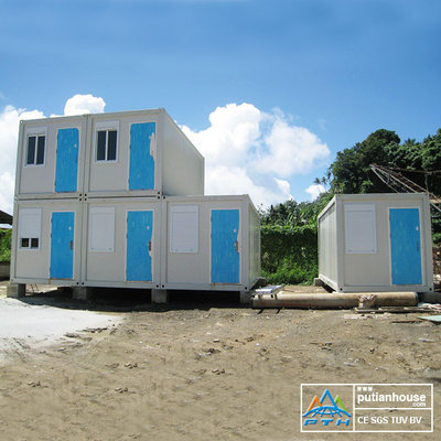 Flat Pack Prefabricated Container Houses WIth High Construction Efficiency