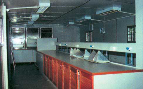 Custom-made Dismountable Kitchen Container - Knockdown Wall Panel System, Movable