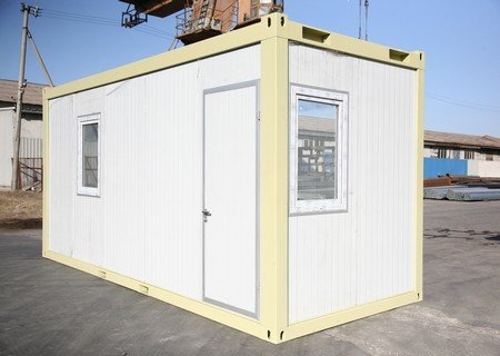 Standard Ablution Container Layout - Foldable, Movable, Knockdown Panel Wall System