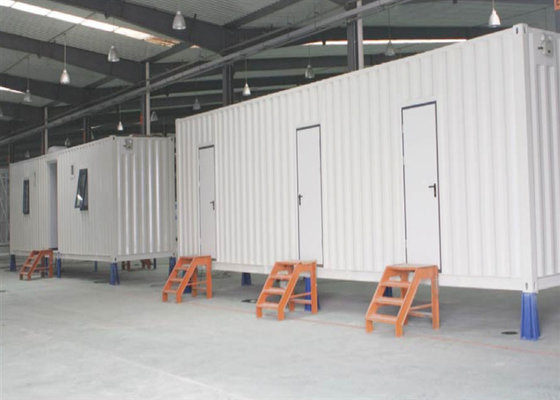 EPS Sanwish Panel Ablution Container , Prefabricated Mobile Toilet 20 Feet