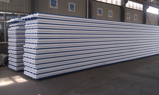Colored Corrugated Roof EPS Sandwich Panel Waterproof and Insulation