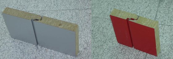 Grade A Fireproof Rock Wool Insulation 950mm , Exterior Wall Panels