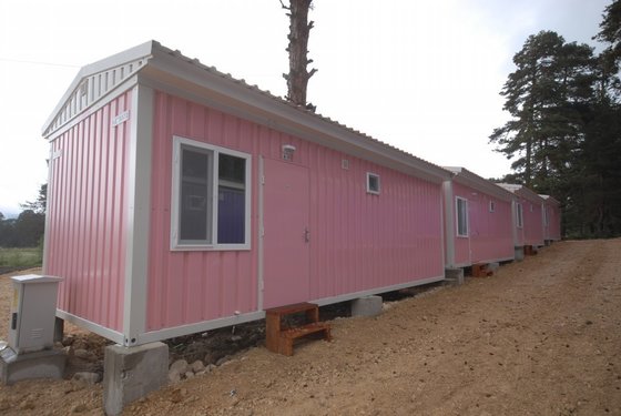 Assemble Prefab Container House , Modular Lifting Flat Pack Container