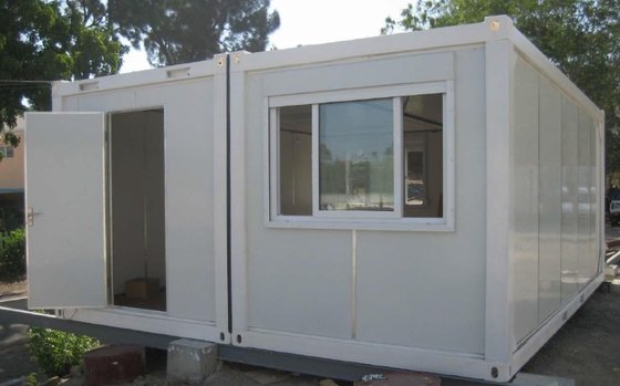 Assemble Prefab Container House , Modular Lifting Flat Pack Container