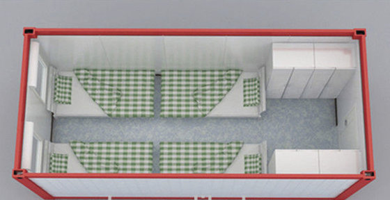 Prefab Container House for Four Person,Folded House,Container House,Prefab House