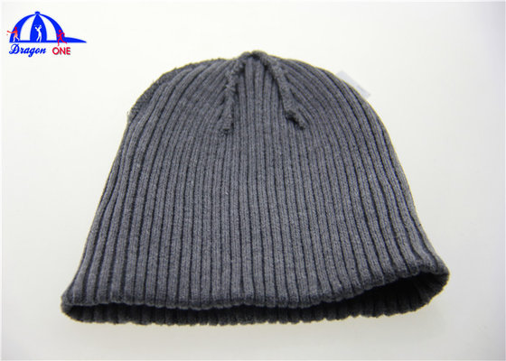 Cool Boys Customable Winter Beanie Hat Nice Knitted Hats with Fold Edge