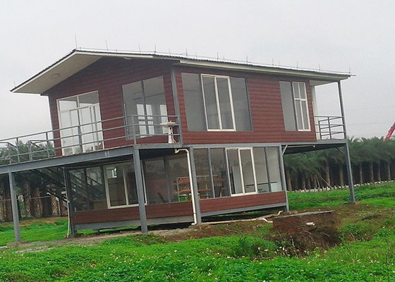 Water Proof Light Steel Portable  2 Bedroom Modular Homes Prefab House