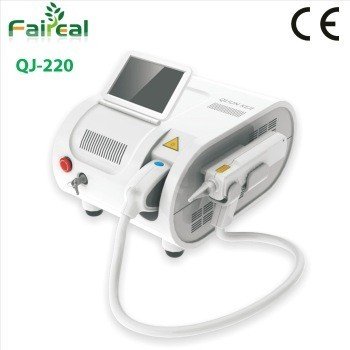 Portable IPL Laser Leg Tatoo / Eye Line Ramoval Machine , Soft Laser Machine