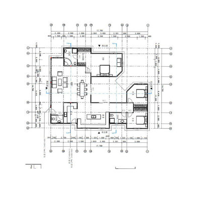 Standard Dormitory Three Bedroom Modular Homes , Light Steel Structure House