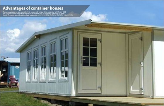 Beautiful Light steel Structure House / Portable Modular Homes for sea beach house
