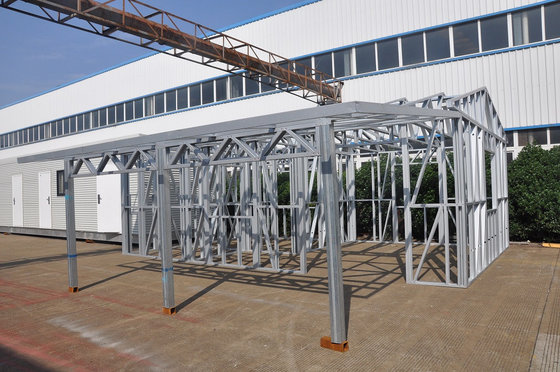 Metal Car Sheds Light Steel Frame Sheds Moistureproof Strong Frame With A Storage