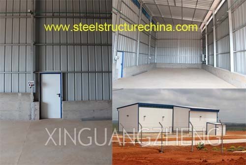 metal industrial steel storage sheds