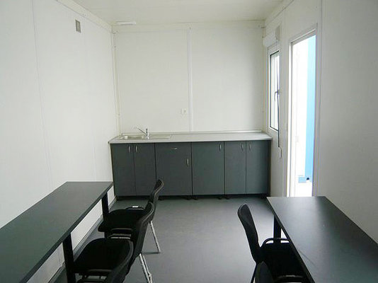 Easy Installed Prefabricated Steel Buildings Movable Office Container House 20ft / 40ft