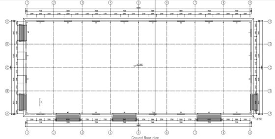 Economic Prefabricated Steel Frame Structures With Simple Steel Rolling Shutter Door