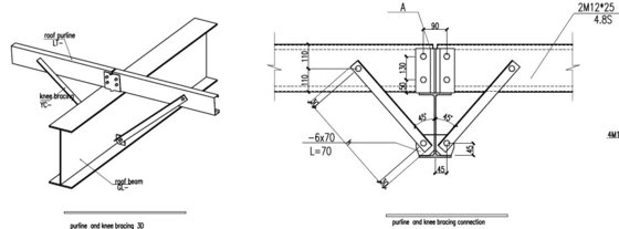 Economic Prefabricated Steel Frame Structures With Simple Steel Rolling Shutter Door