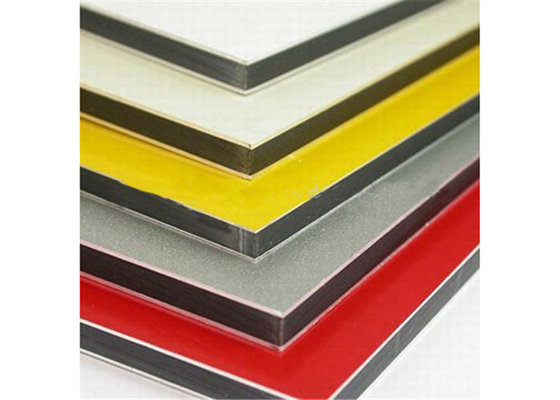 4mm Custom Made Aluminium Composite Cladding Panels For Metro / Hotel / Airport