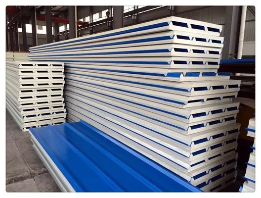 Good Sound Insulation PU Sandwich Panel Roofing with Polyurethane PU