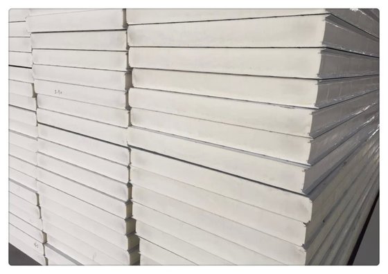Fireproof Color Coated Steel PU Sandwich Panel / Insulation Wall Panels