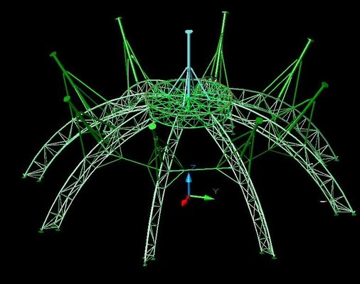 OEM Hot Dip Galvanized, Waterproof Prefabricated Steel Structural Engineering Designs