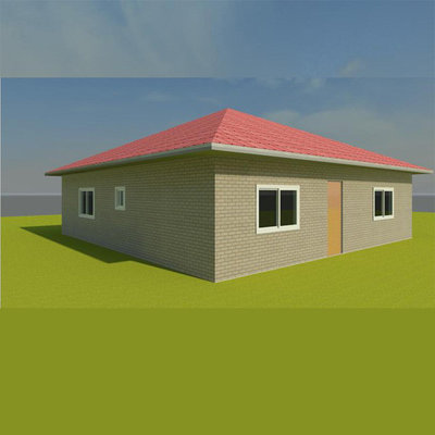 Heat Insulation Prefab Mobile Homes One Bedroom Prefabricated House Office , Sentry Box