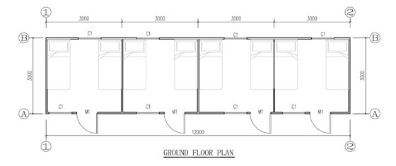 Portable Container Design Modular Prefabricated House Kit