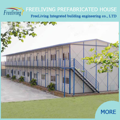2014 new Two-story K style prefabricated house with slope roof