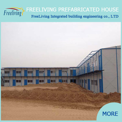 2014 new Two-story K style prefabricated house with slope roof