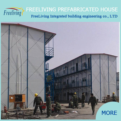 2014 new Two-story K style prefabricated house with slope roof